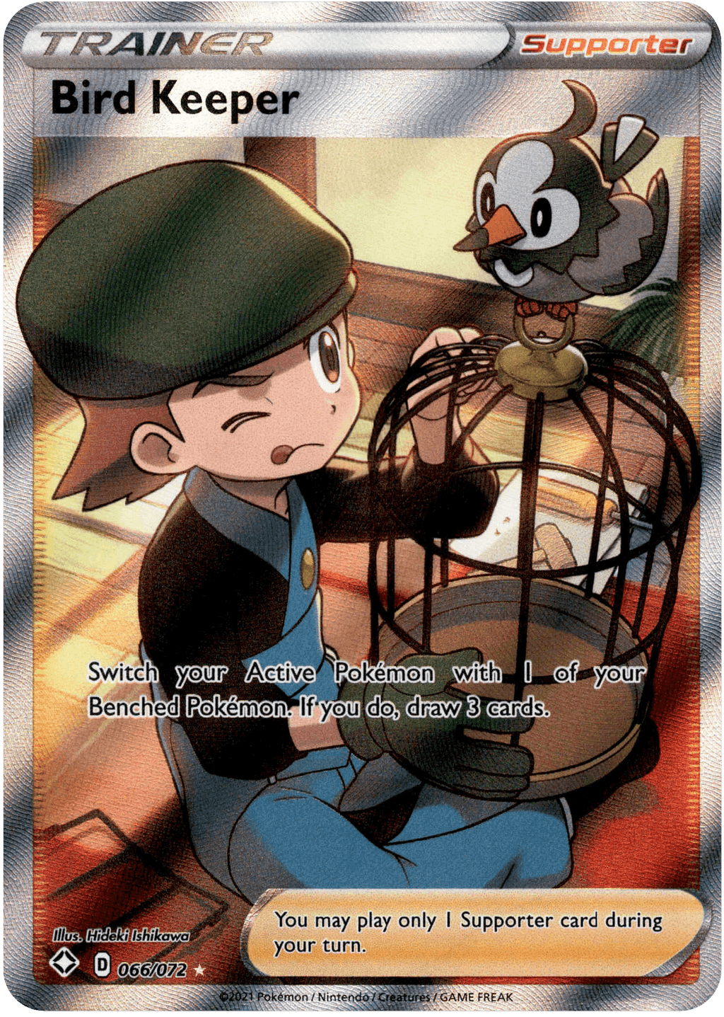 Bird Keeper Full Art - 066/072 - Shining Fates – Card Cavern Trading ...