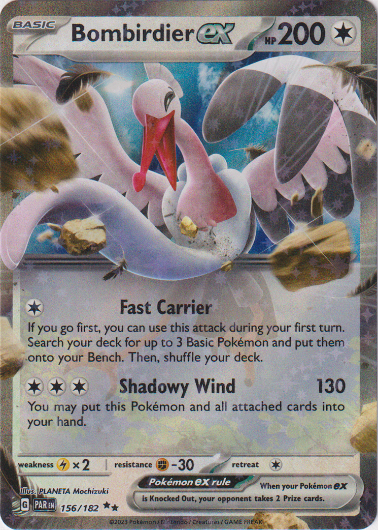 Bombirdier ex - 156/182 - Paradox Rift - Holo – Card Cavern Trading ...