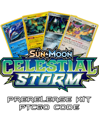 Celestial Storm Build & Battle Box - 1 of 4 Promos - PTCGL Code – Card ...