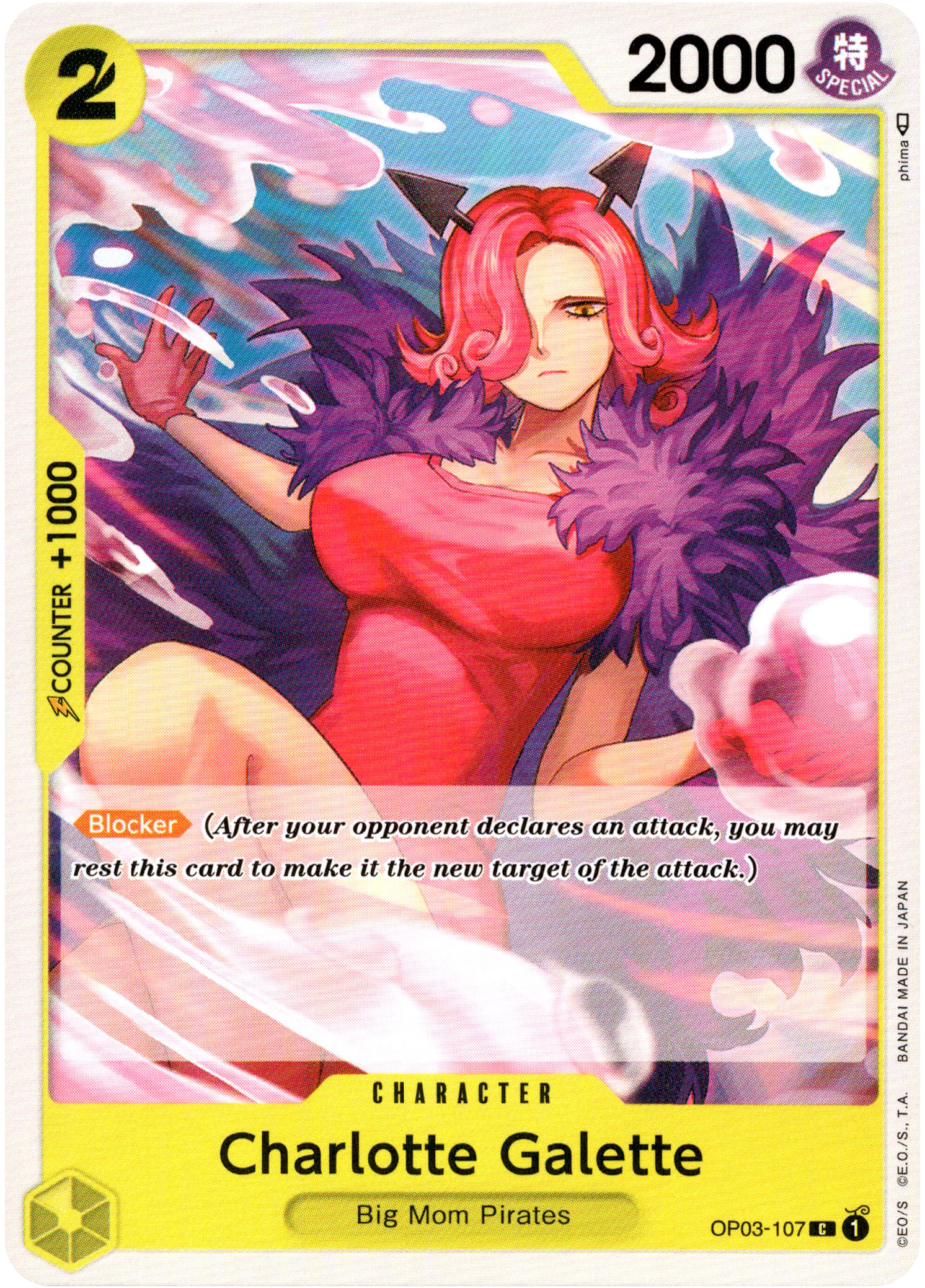 Charlotte Galette - OP03-107 C - Pillars of Strength – Card Cavern ...