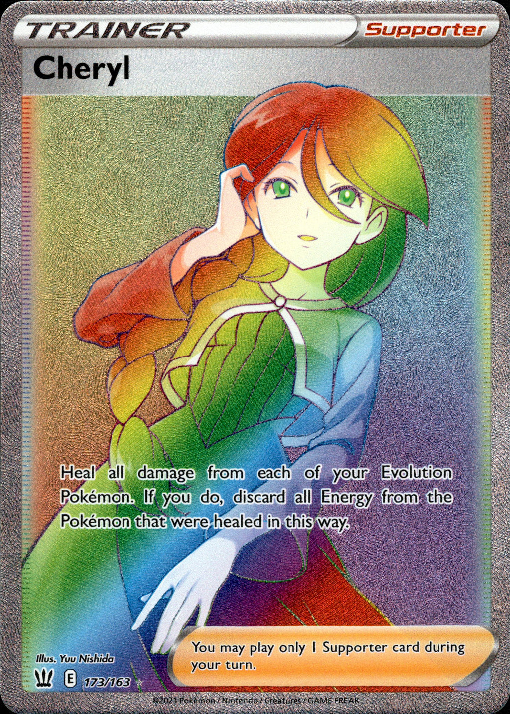 Cheryl Hyper Rare - 173/163 - Battle Styles - Holo – Card Cavern ...