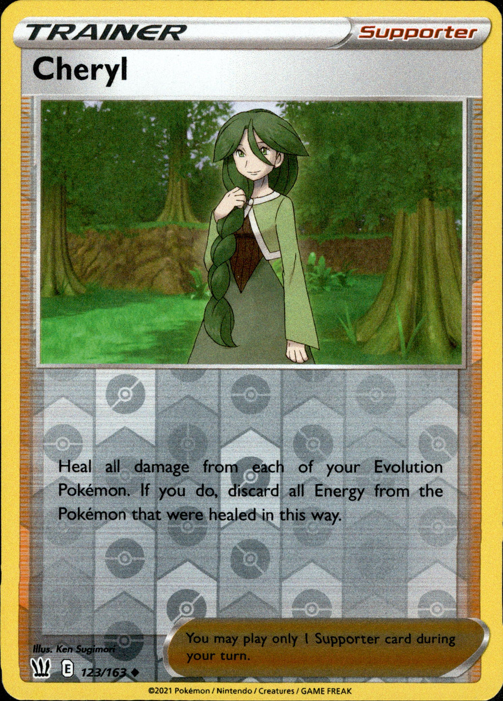 Cheryl - 123/163 - Battle Styles - Reverse Holo – Card Cavern Trading ...