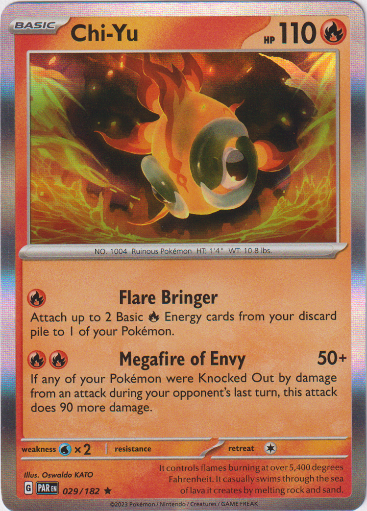 Chi-Yu - 029/182 - Paradox Rift - Holo – Card Cavern Trading Cards, LLC