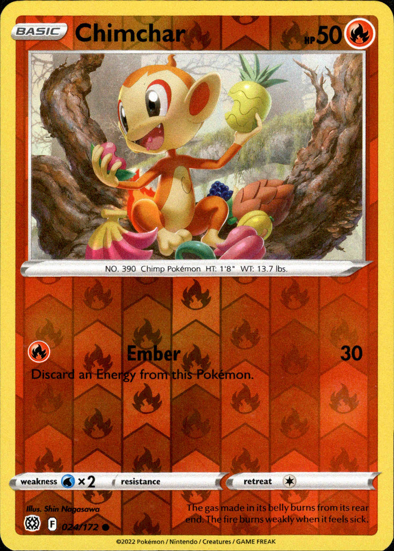 Chimchar Pokemon Card