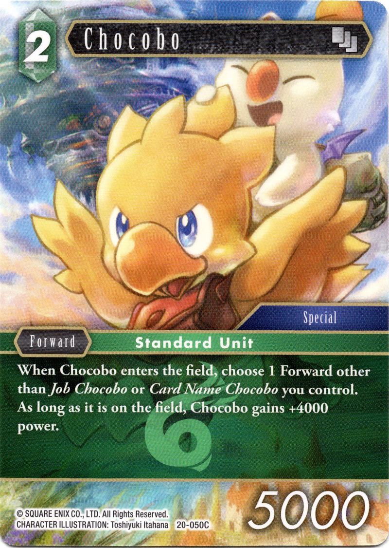 Chocobo - 20-050C - Dawn of Heroes – Card Cavern Trading Cards, LLC