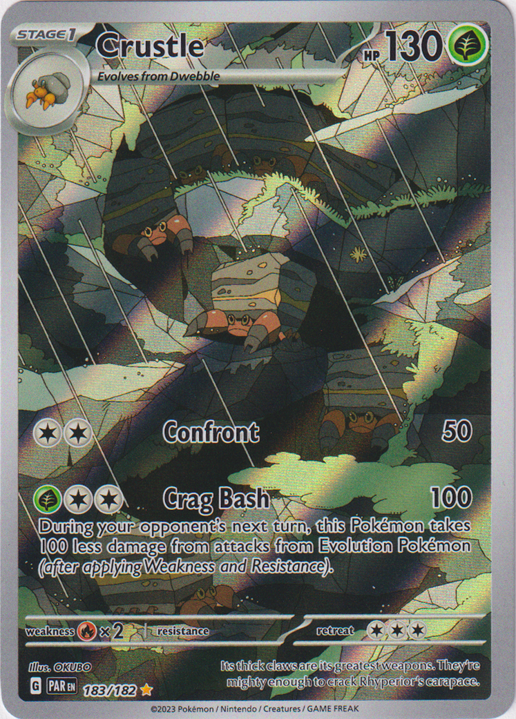 Crustle - 183/182 - Paradox Rift - Holo – Card Cavern Trading Cards, LLC