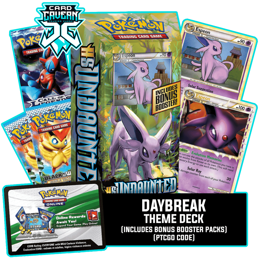 Daybreak Theme Deck - HGSS: Undaunted - PTCGO Code – Card Cavern ...