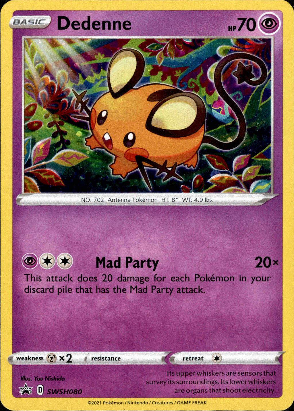 Dedenne - SWSH080 - Sword & Shield Promo – Card Cavern Trading Cards, LLC