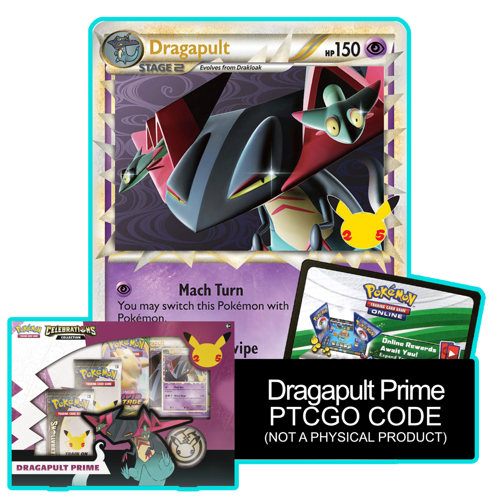 Dragapult Prime SWSH132 - PTCGL Code – Card Cavern Trading Cards, LLC
