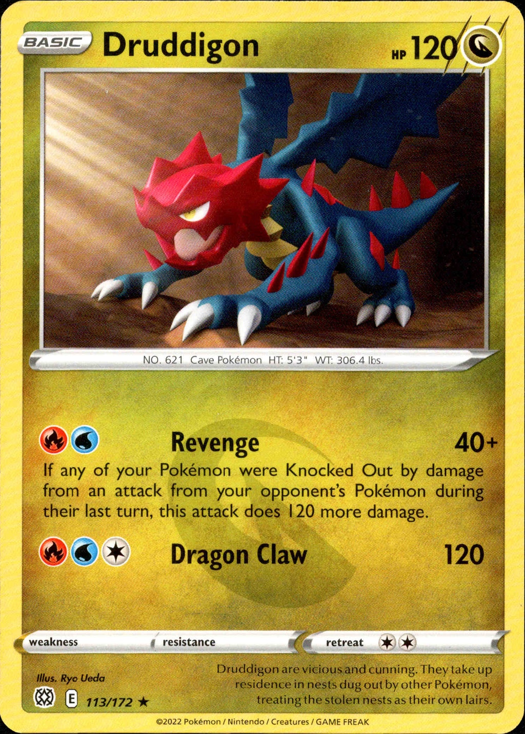 Druddigon - 113/172 - Brilliant Stars – Card Cavern Trading Cards, LLC