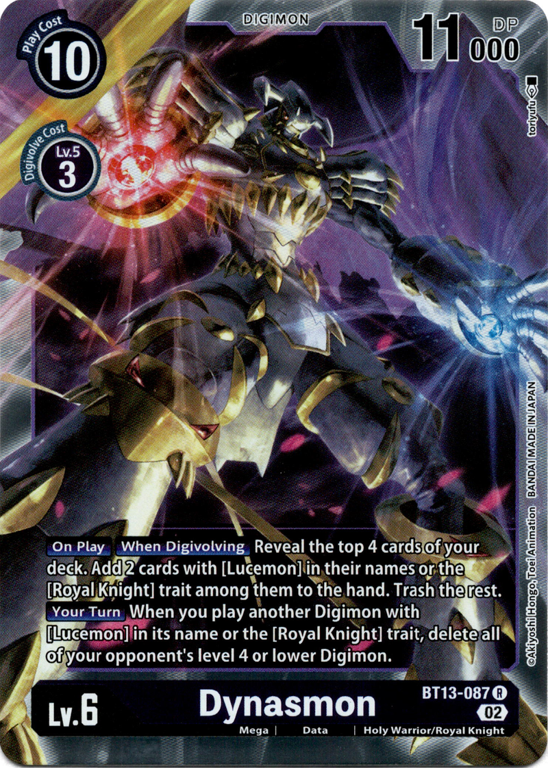 Dynasmon - BT13-087 R - Versus Royal Knight - Foil – Card Cavern Trading Cards, LLC