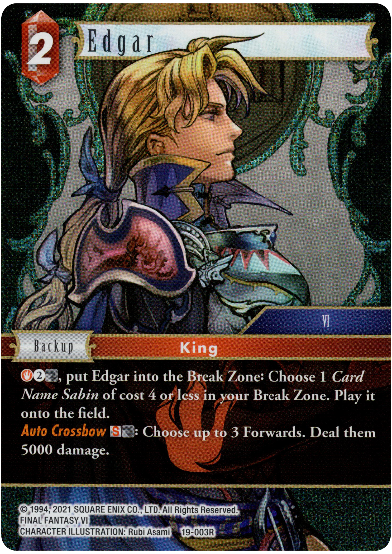 Edgar - 19-003R - From Nightmares - Foil – Card Cavern Trading Cards, LLC