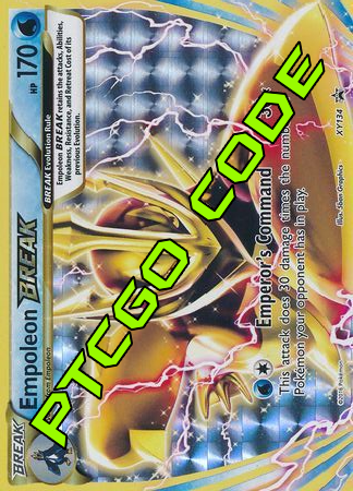 Empoleon BREAK Evolution - Promos - PTCGO Code – Card Cavern Trading ...