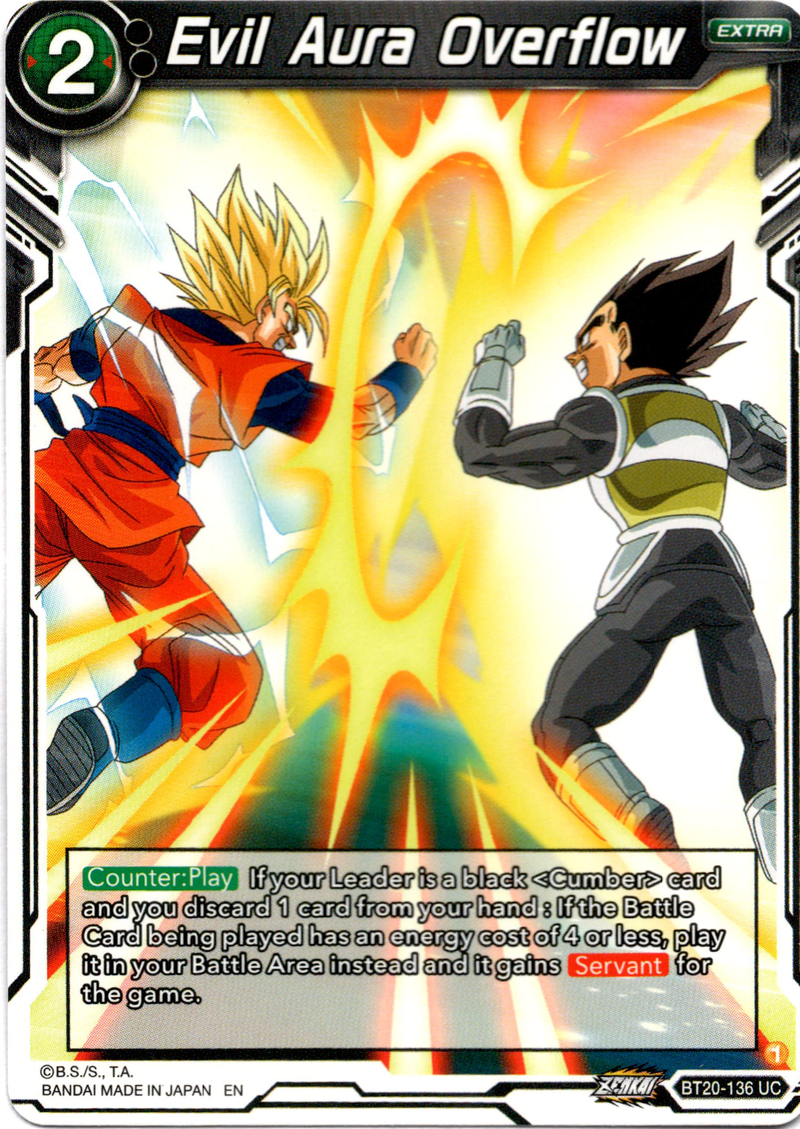Evil Aura Overflow - BT20-136 UC - Power Absorbed – Card Cavern Trading ...