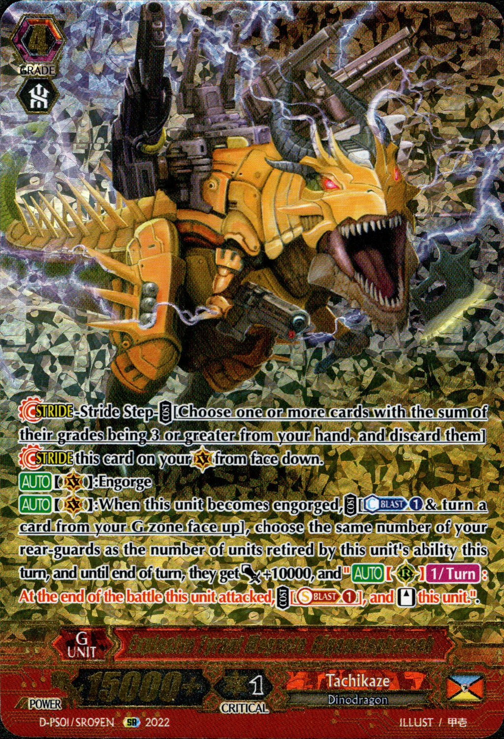 Explosive Tyrant Magnate, Giganotopharaoh - D-PS01/SR09EN - P Clan Col ...