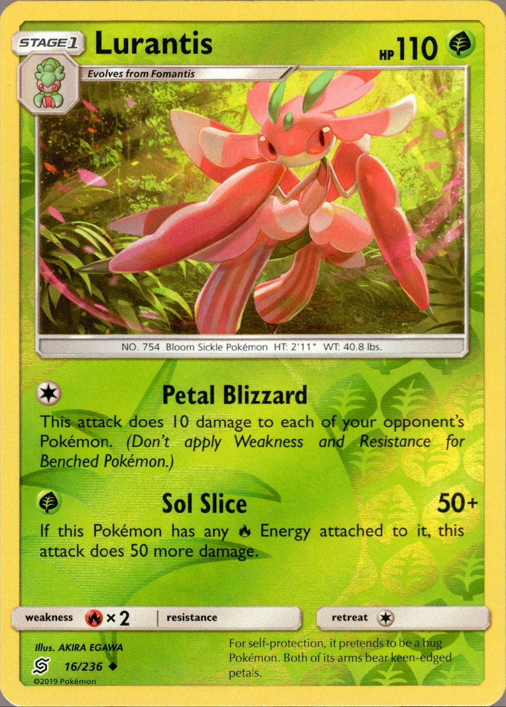 Lurantis - 16/236 - Unified Minds - Reverse Holo – Card Cavern Trading ...