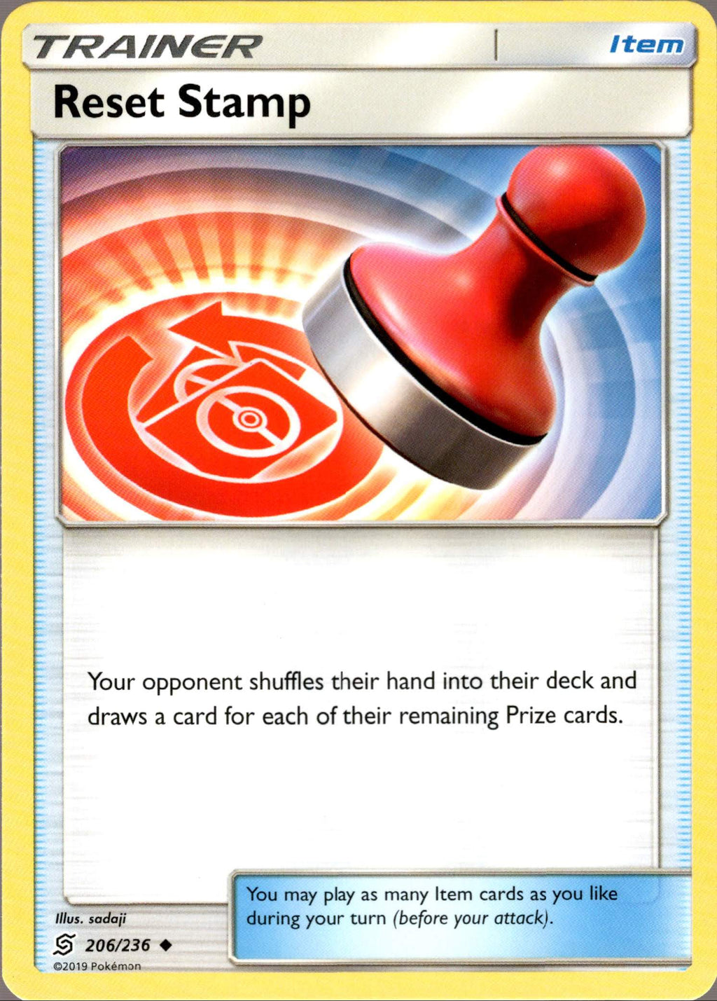 Reset Stamp - 206/236 - Unified Minds – Card Cavern Trading Cards, LLC