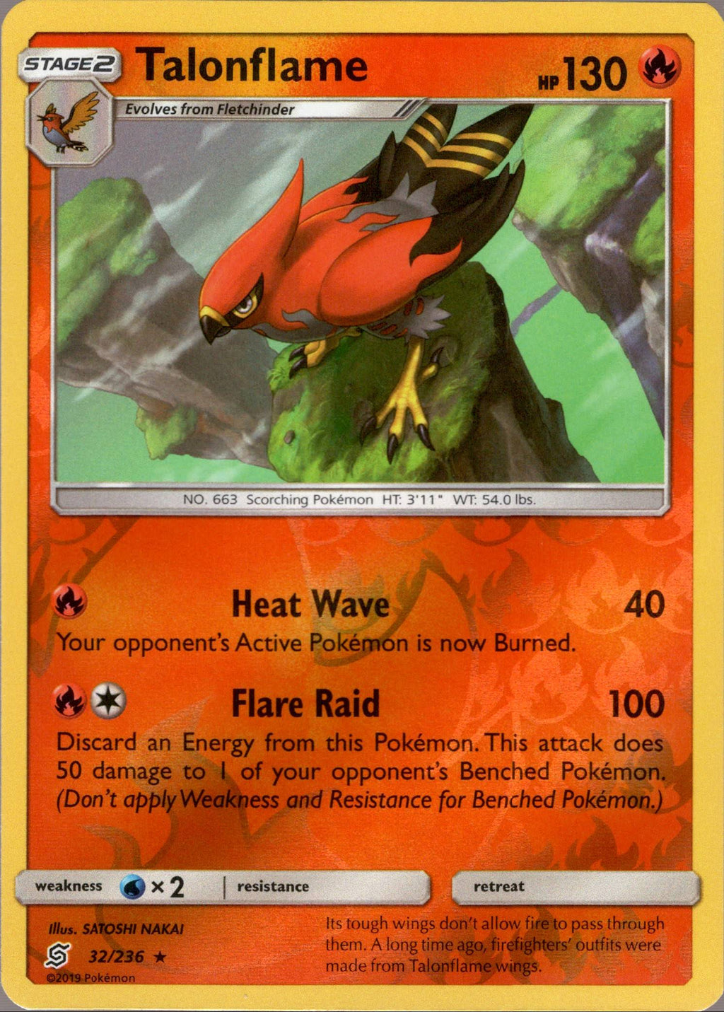 Talonflame - 32/236 - Unified Minds - Reverse Holo – Card Cavern ...
