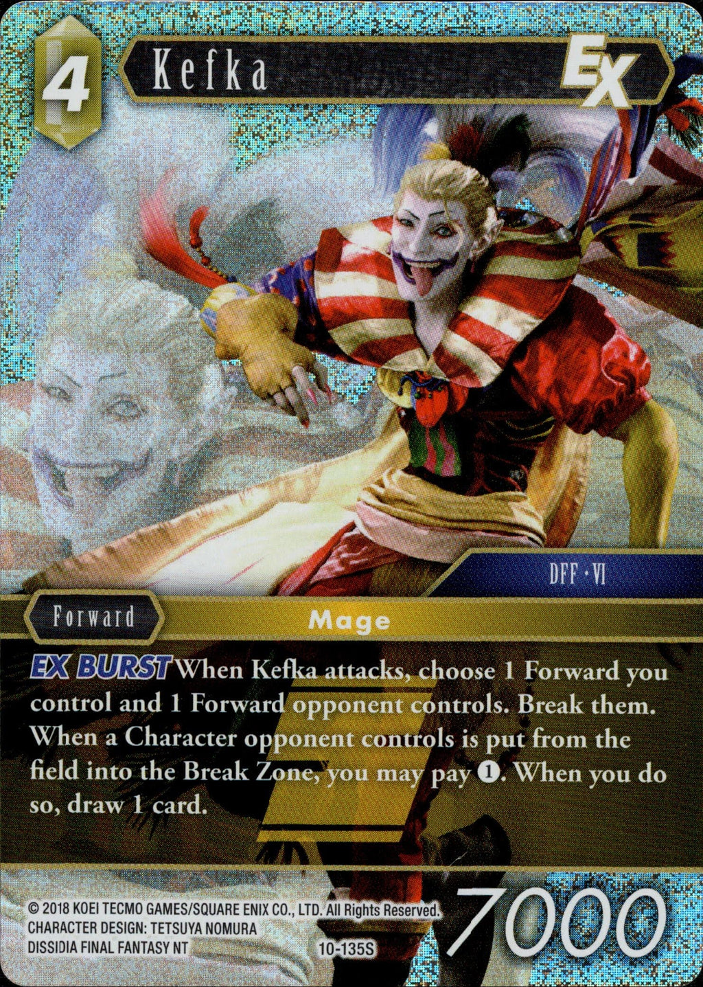 Kefka - 10-135S - Opus X - Foil – Card Cavern Trading Cards, LLC