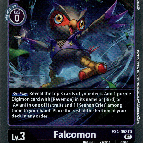 Falcomon Digivolutions