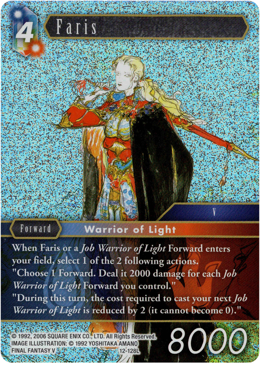 Faris - 12-128L - Opus XII - Foil – Card Cavern Trading Cards, LLC