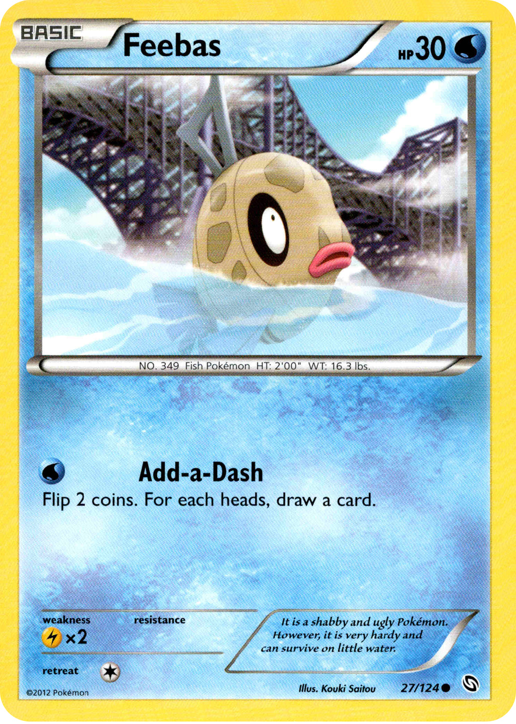 Feebas - 27/124 - Dragons Exalted – Card Cavern Trading Cards, LLC