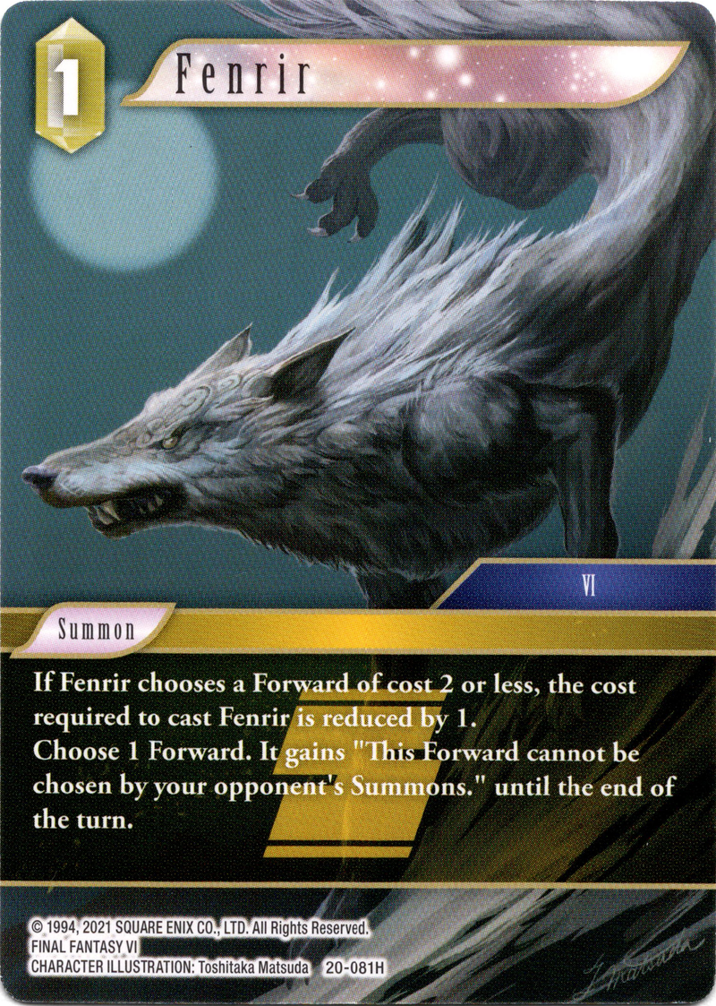Fenrir - 20-081H - Dawn of Heroes – Card Cavern Trading Cards, LLC