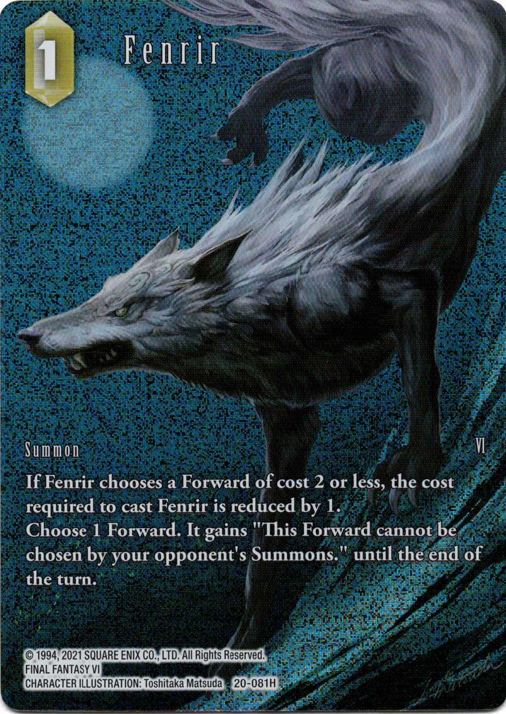 Fenrir Full Art - 20-081H - Dawn of Heroes - Foil – Card Cavern Trading ...