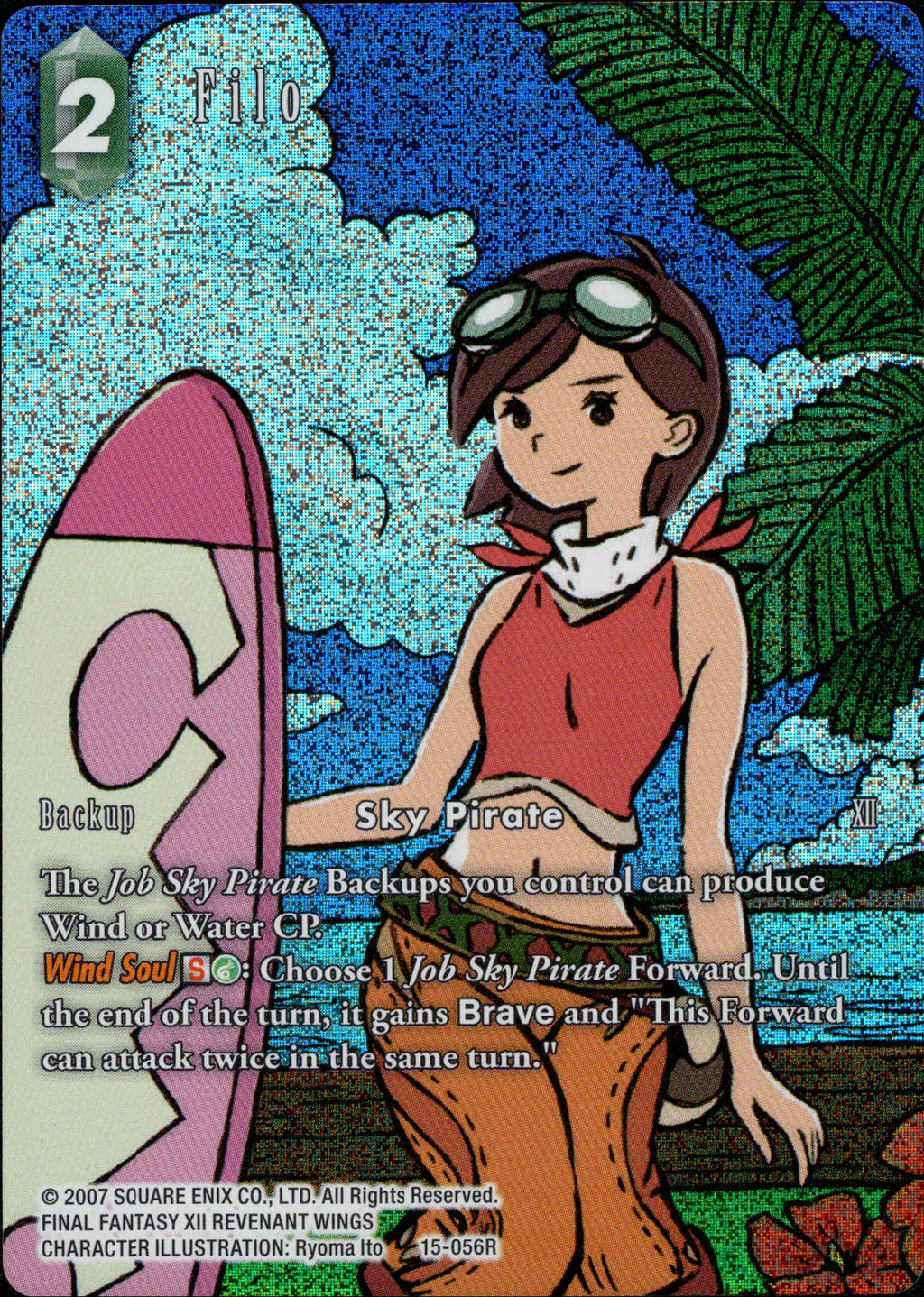 Filo Full Art - 15-056R - Crystal Dominion - Foil – Card Cavern Trading ...