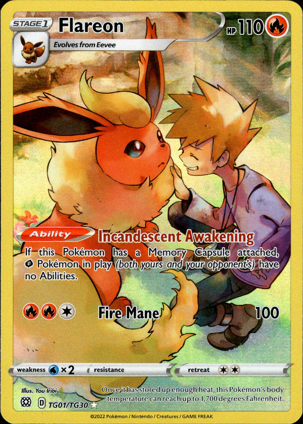 Flareon - TG01/TG30 - Brilliant Stars – Card Cavern Trading Cards, LLC