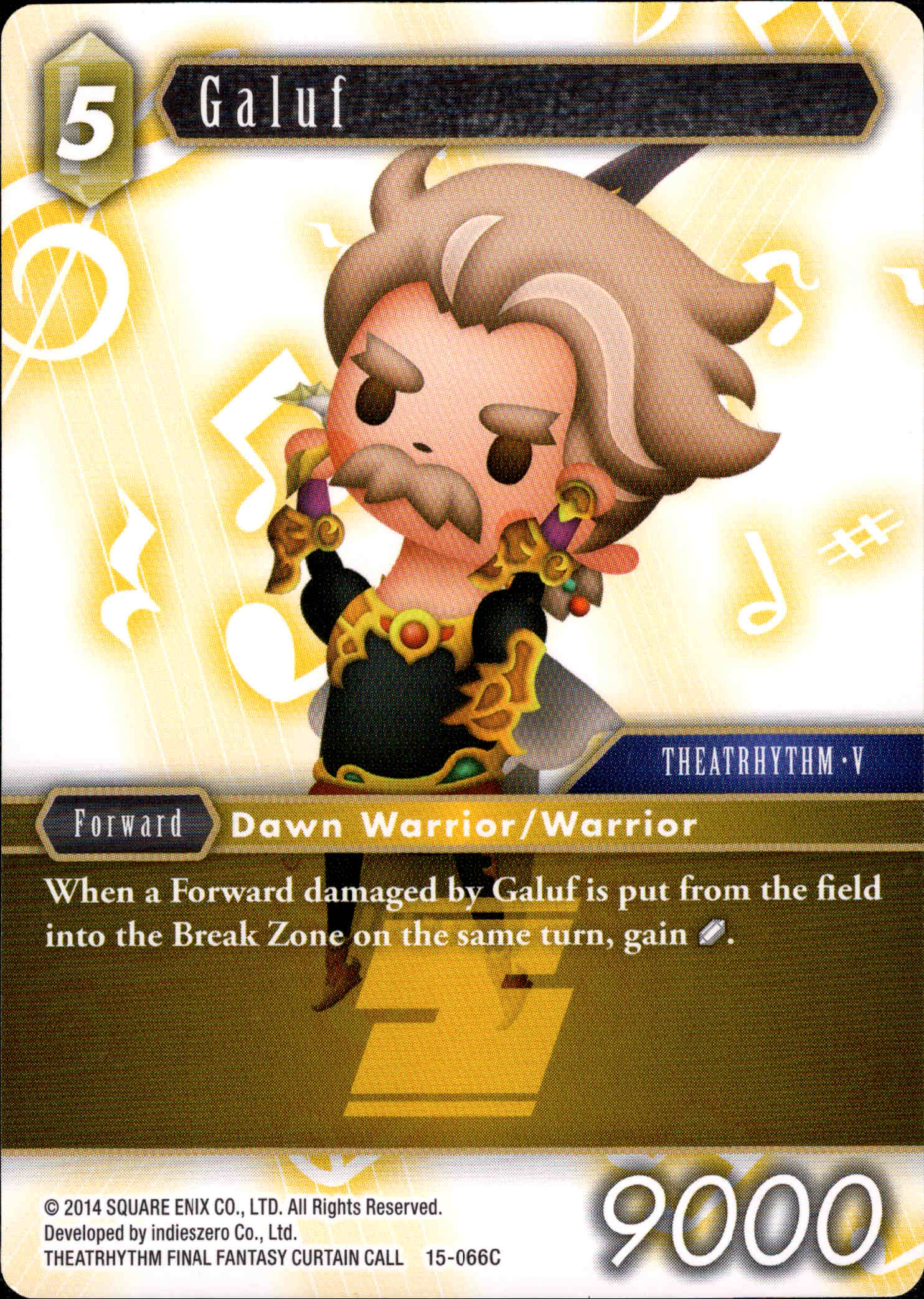 Galuf - 15-066C - Crystal Dominion – Card Cavern Trading Cards, LLC