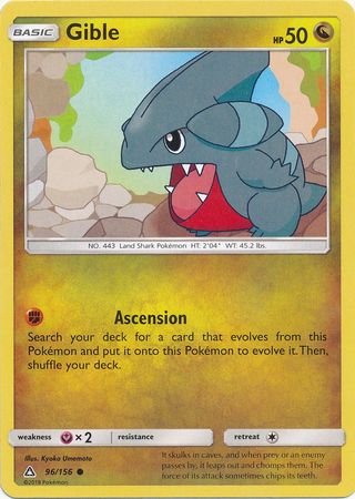 Gible - 96/156 - Ultra Prism – Card Cavern Trading Cards, LLC