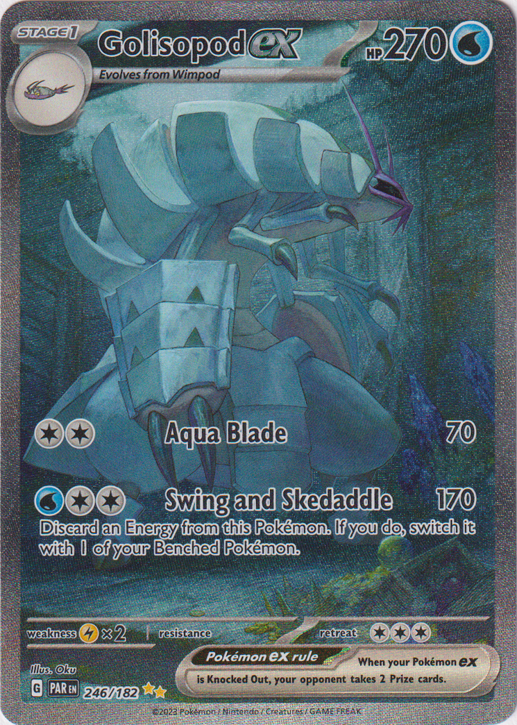Golisopod ex - 246/182 - Paradox Rift - Holo – Card Cavern Trading ...