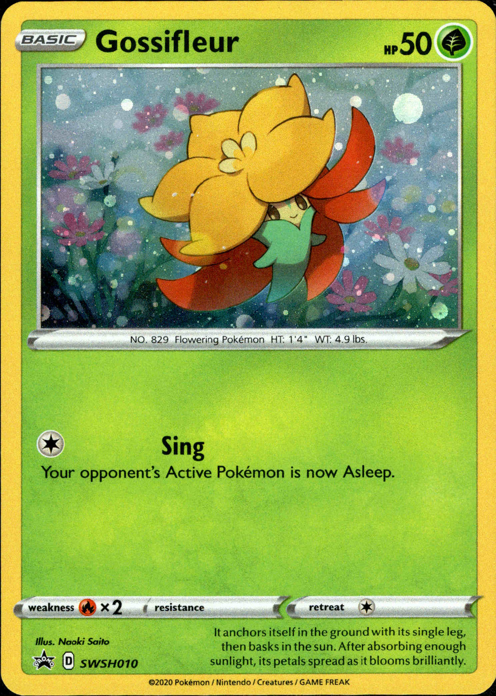 Gossifleur - SWSH010 - Sword & Shield Promo – Card Cavern Trading Cards ...