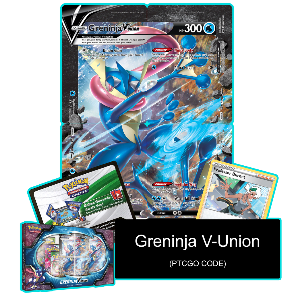 Greninja V-Union - Celebrations Special Collection - PTCGL Code – Card ...
