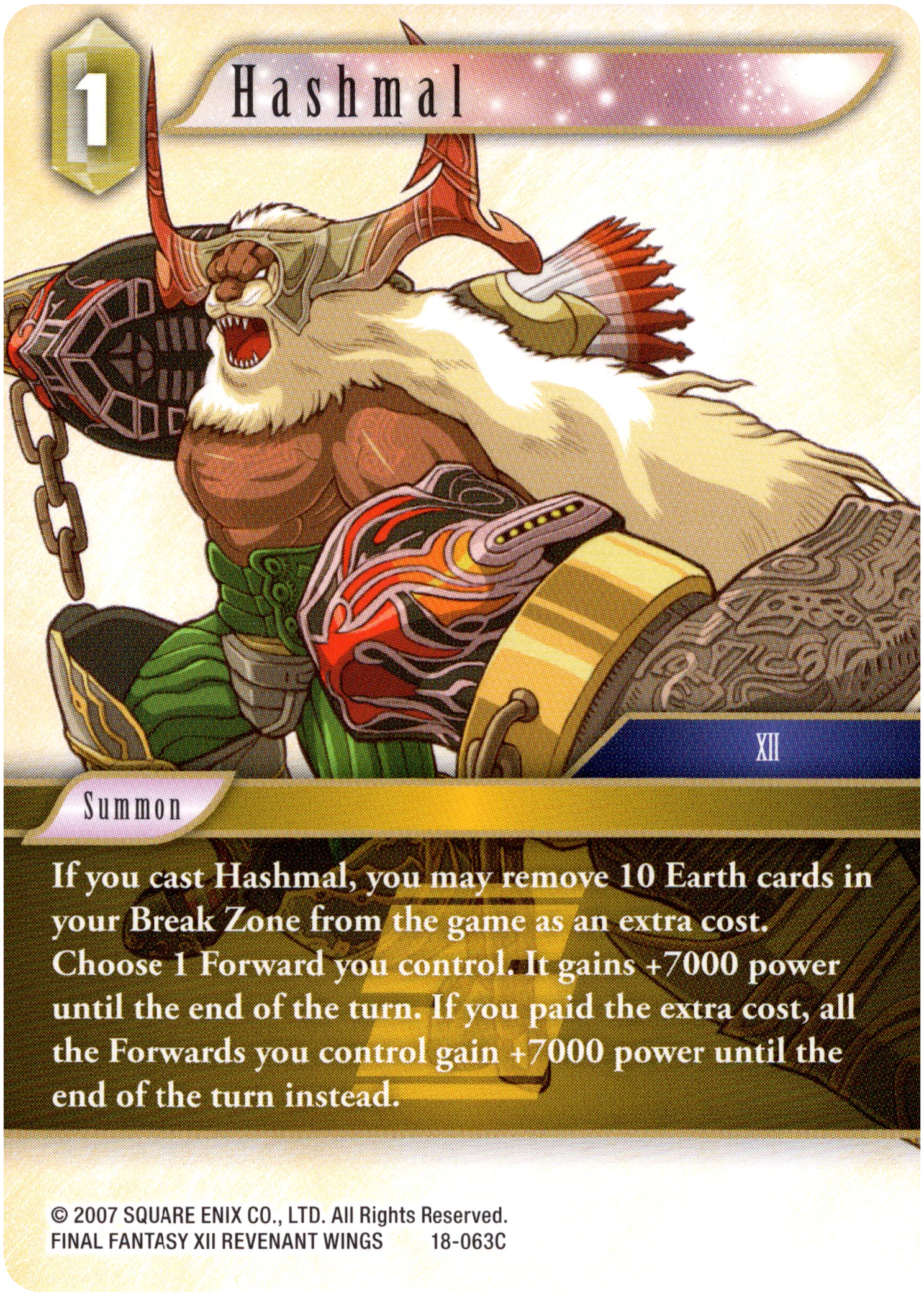 Hashmal - 18-063C - Resurgence of Power – Card Cavern Trading Cards, LLC