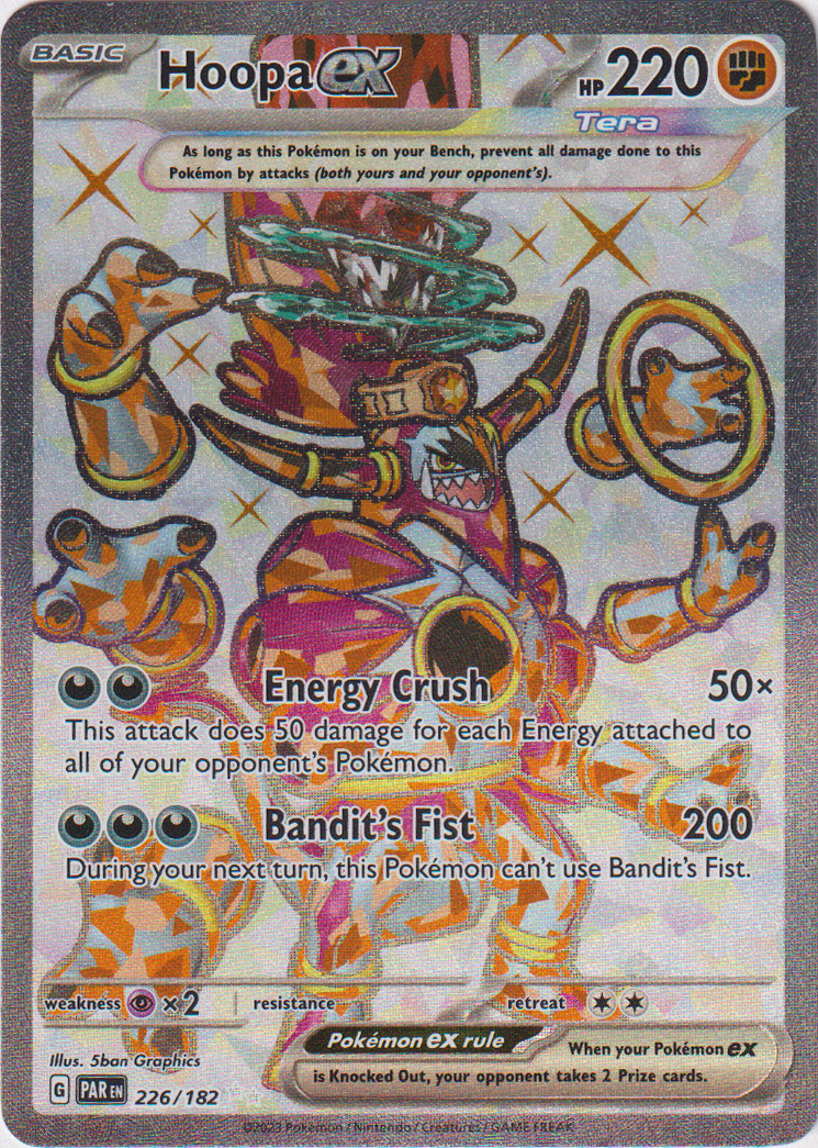 Hoopa ex - 226/182 - Paradox Rift - Holo – Card Cavern Trading Cards, LLC