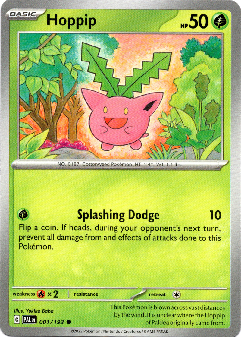 Hoppip - 001/193 - Paldea Evolved – Card Cavern Trading Cards, LLC