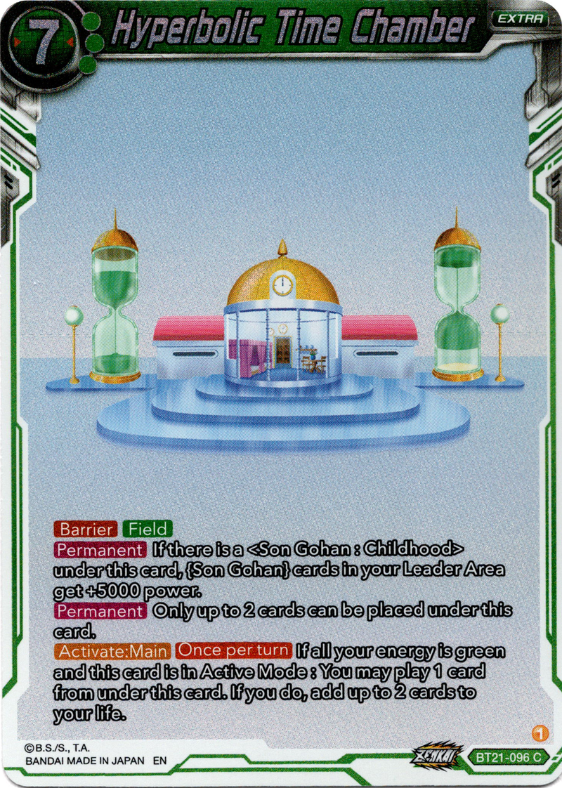 Hyperbolic Time Chamber - BT21-096 - Wild Resurgence - Foil – Card ...