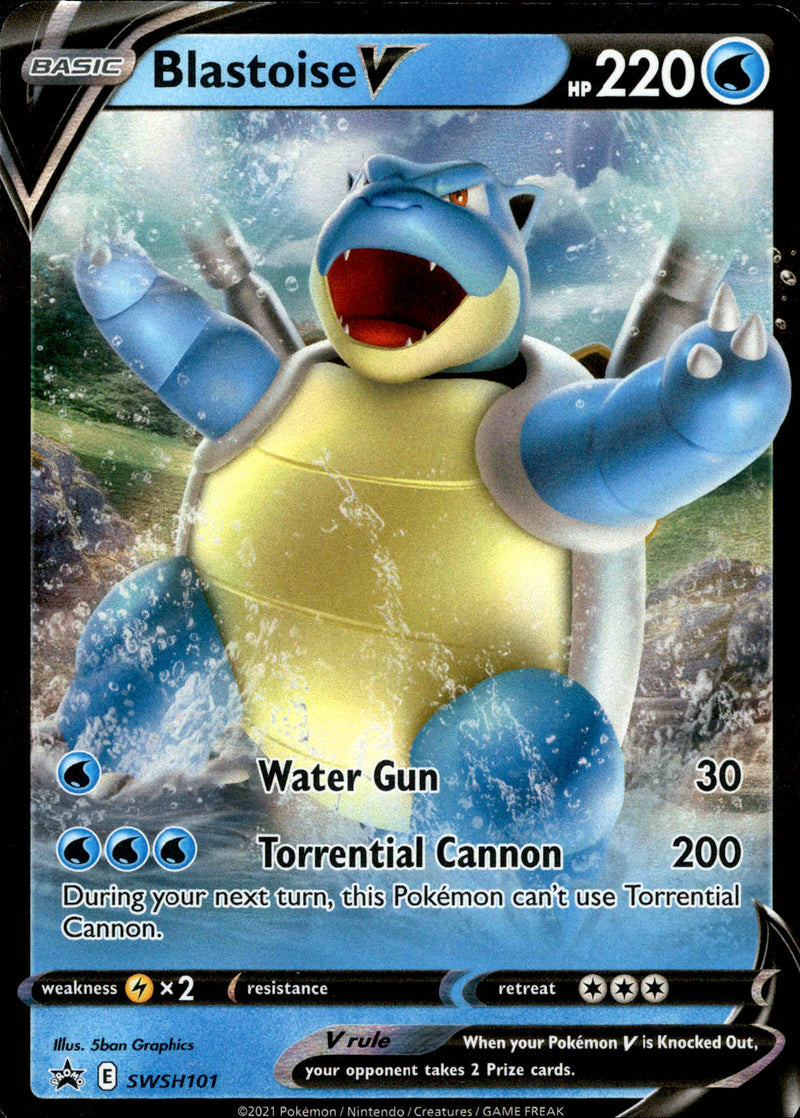 Blastoise V - SWSH101 - Sword & Shield Promo – Card Cavern Trading ...