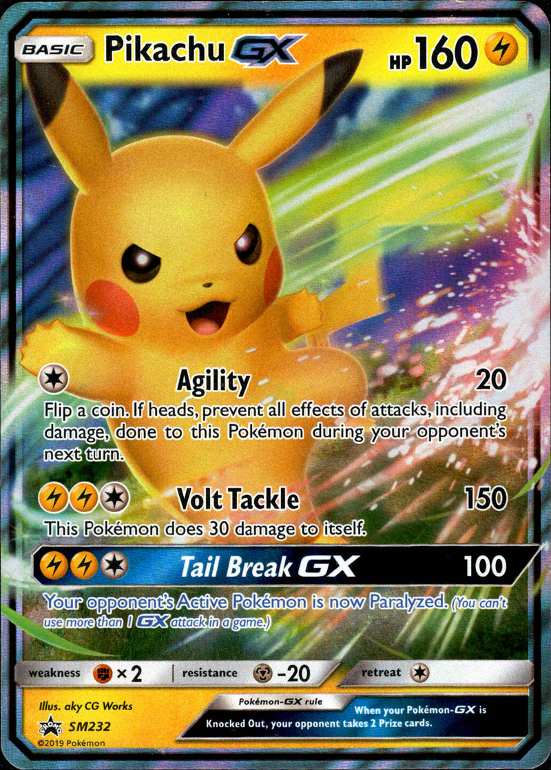 Pikachu GX - SM232 - Sun & Moon Promo – Card Cavern Trading Cards, LLC