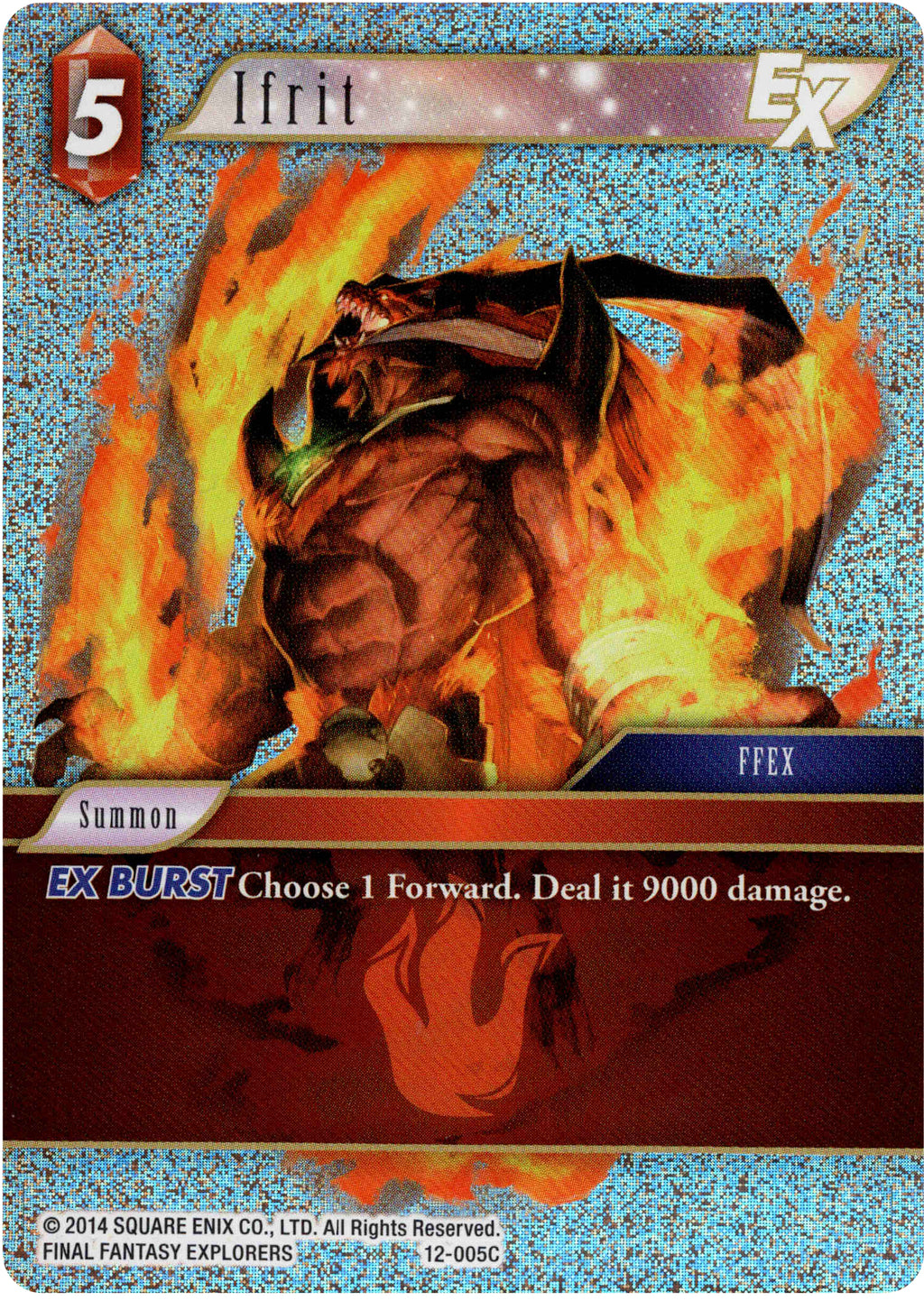Ifrit - 12-005C - Opus XII - Foil – Card Cavern Trading Cards, LLC