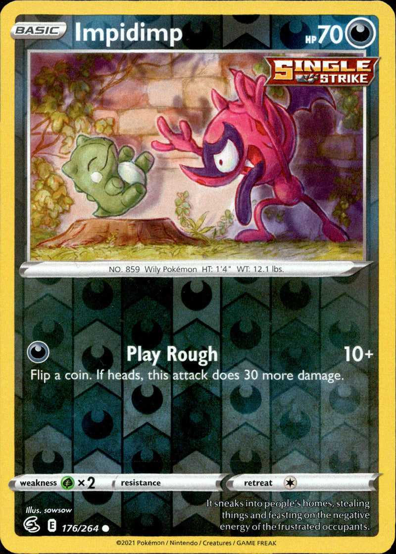 Impidimp - 176/264 - Fusion Strike - Reverse Holo – Card Cavern Trading ...