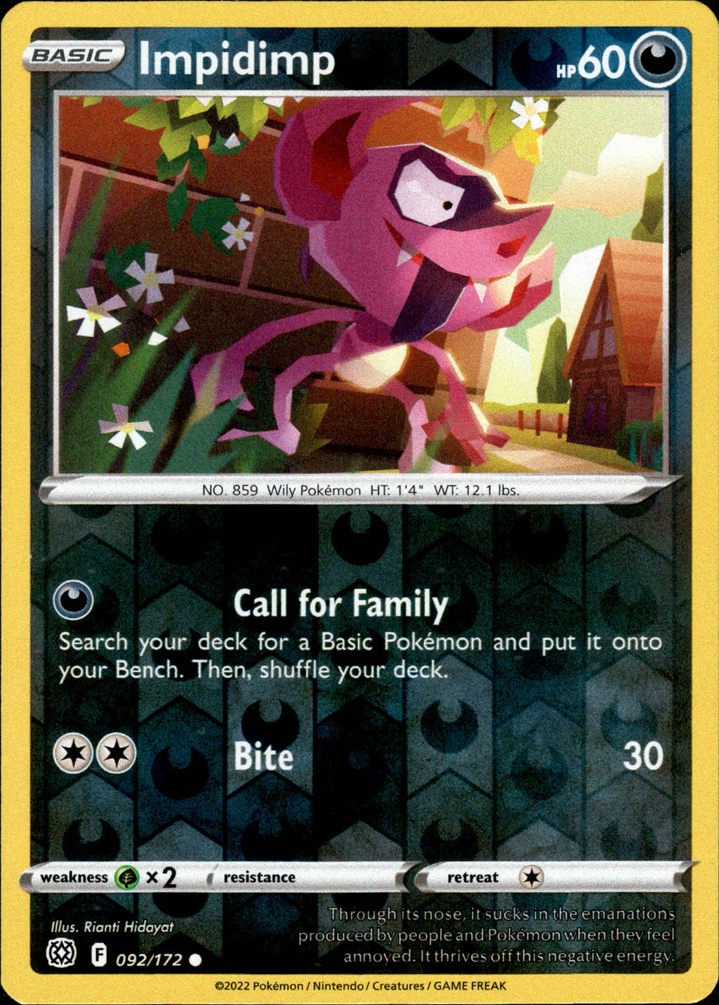 Impidimp - 092/172 - Brilliant Stars - Reverse Holo – Card Cavern ...