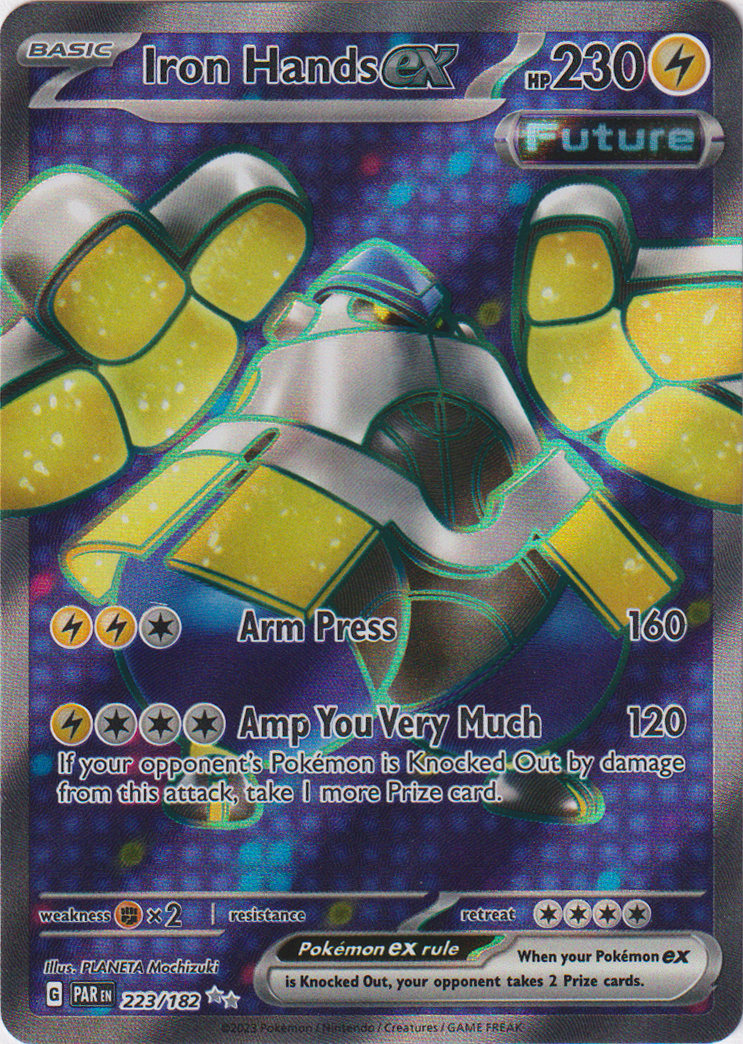 Iron Hands ex - 223/182 - Paradox Rift - Holo – Card Cavern Trading ...