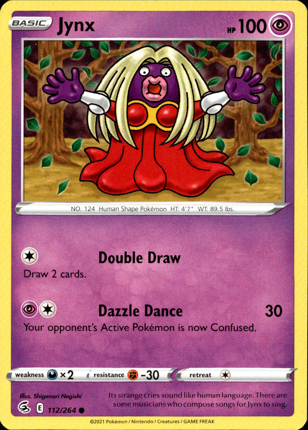 Jynx - 112/264 - Fusion Strike – Card Cavern Trading Cards, LLC