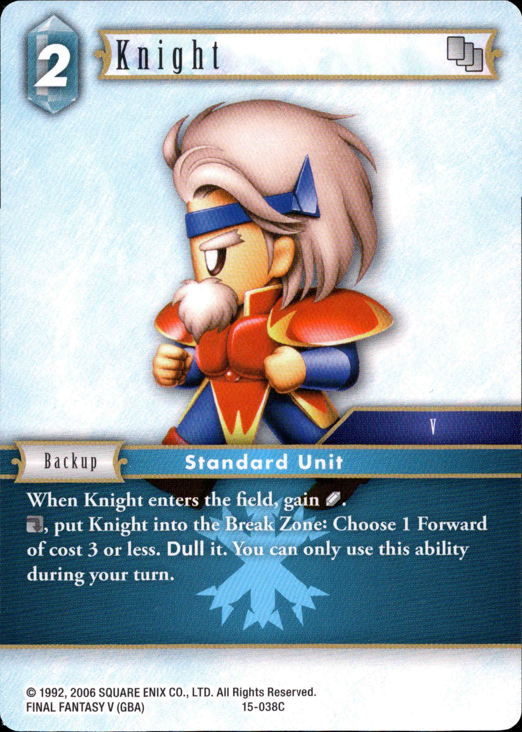 Knight - 15-038C - Crystal Dominion – Card Cavern Trading Cards, LLC