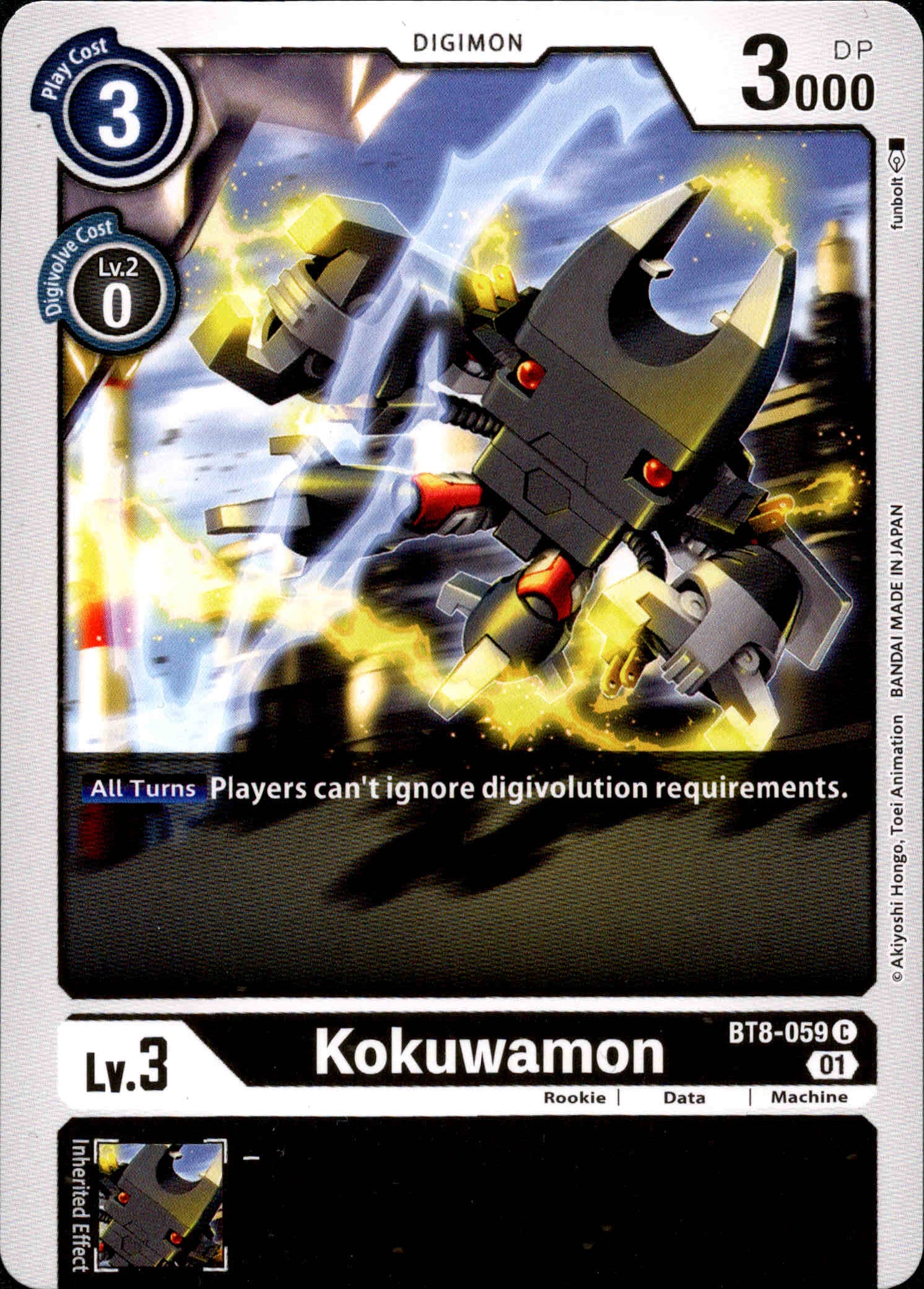 Kokuwamon - BT8-059 C - New Awakening – Card Cavern Trading Cards, LLC