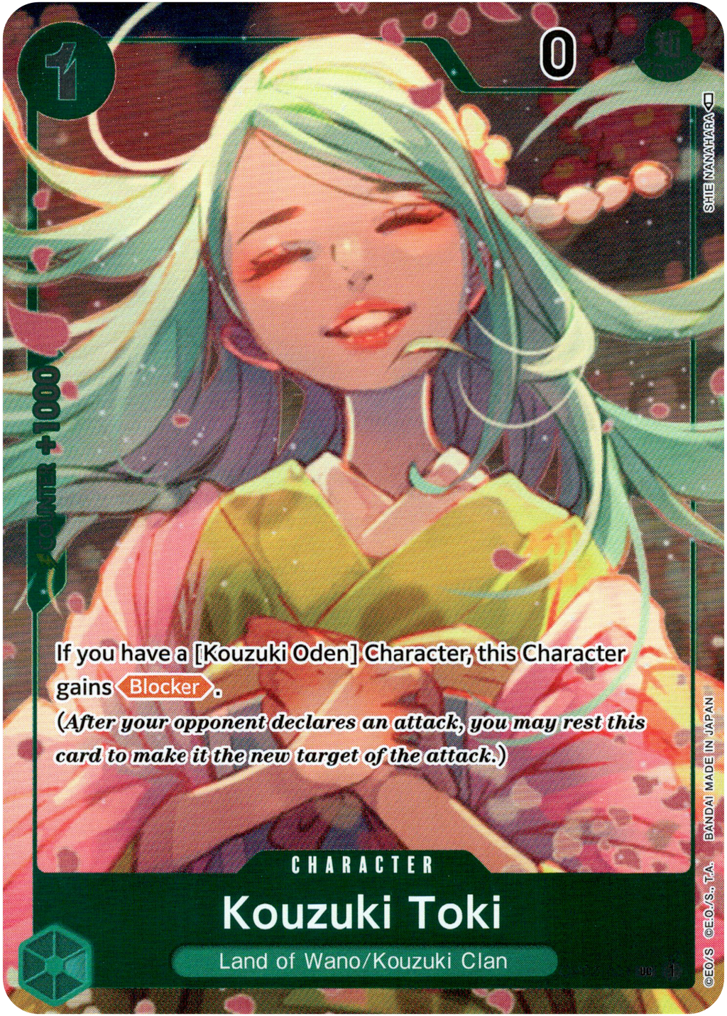 Kouzuki Toki Box Topper - OP02-031 - Paramount War - Foil – Card Cavern ...