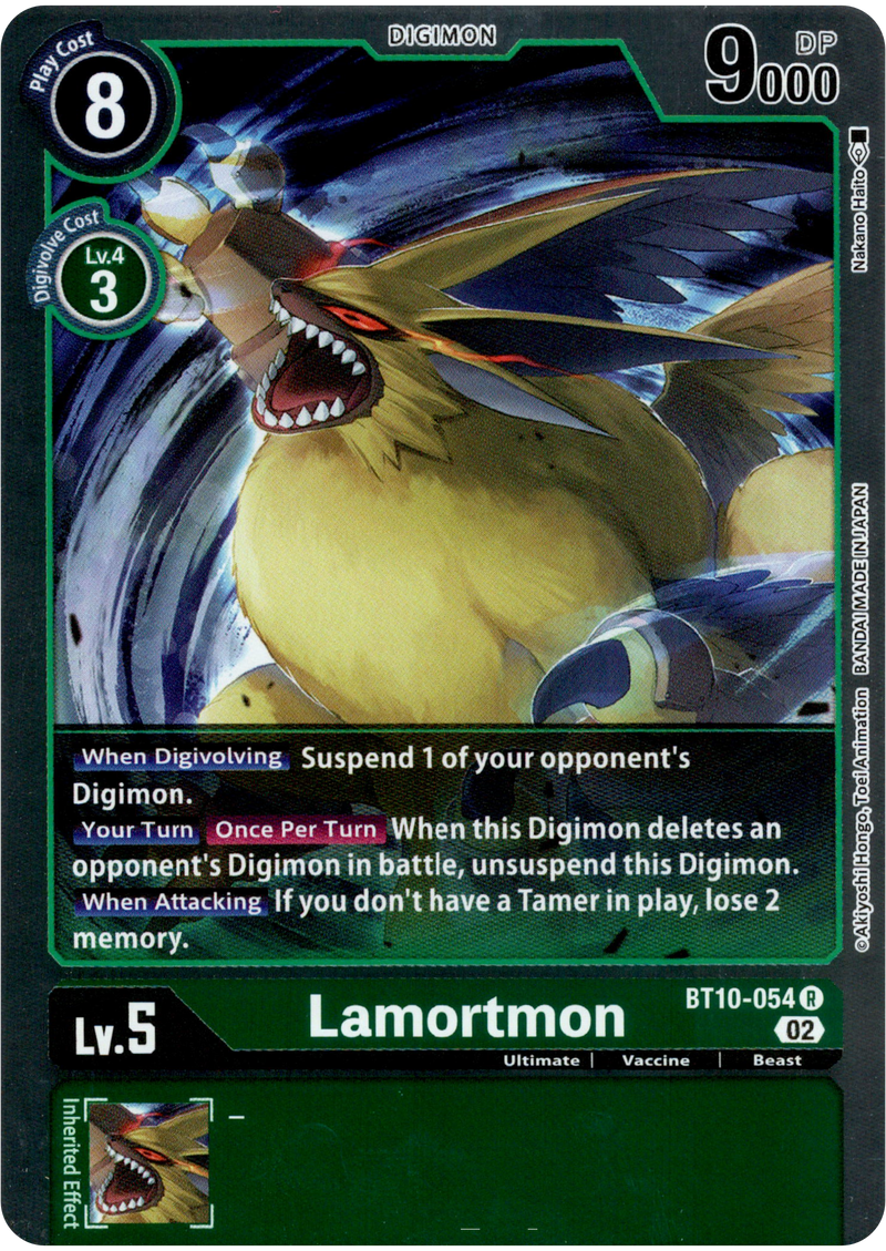Lamortmon - BT10-054 R - Xros Encounter - Foil – Card Cavern Trading Cards, LLC